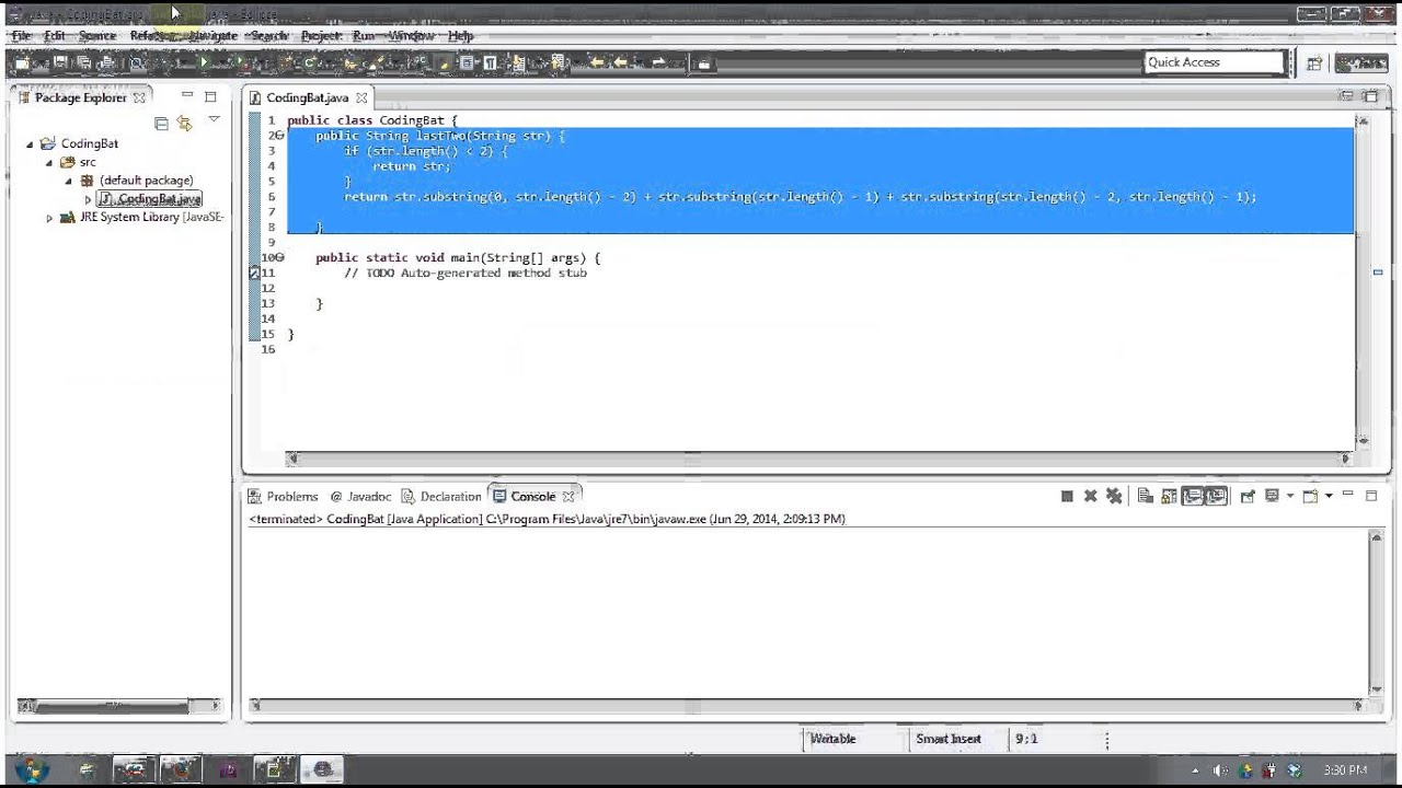 Lets Play Coding Bat Java String 1 Youtube