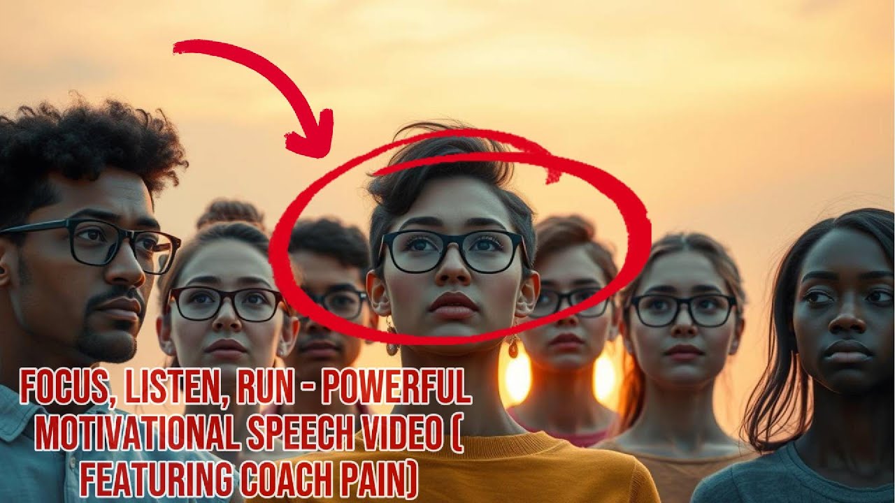 FOCUS, LISTEN, RUN Powerful Motivational Speech Video Featuring Coach ...