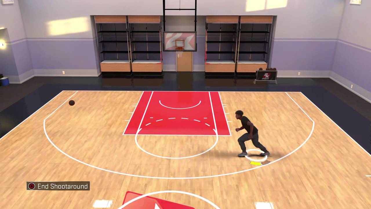 NBA 2K16 shoot around - YouTube