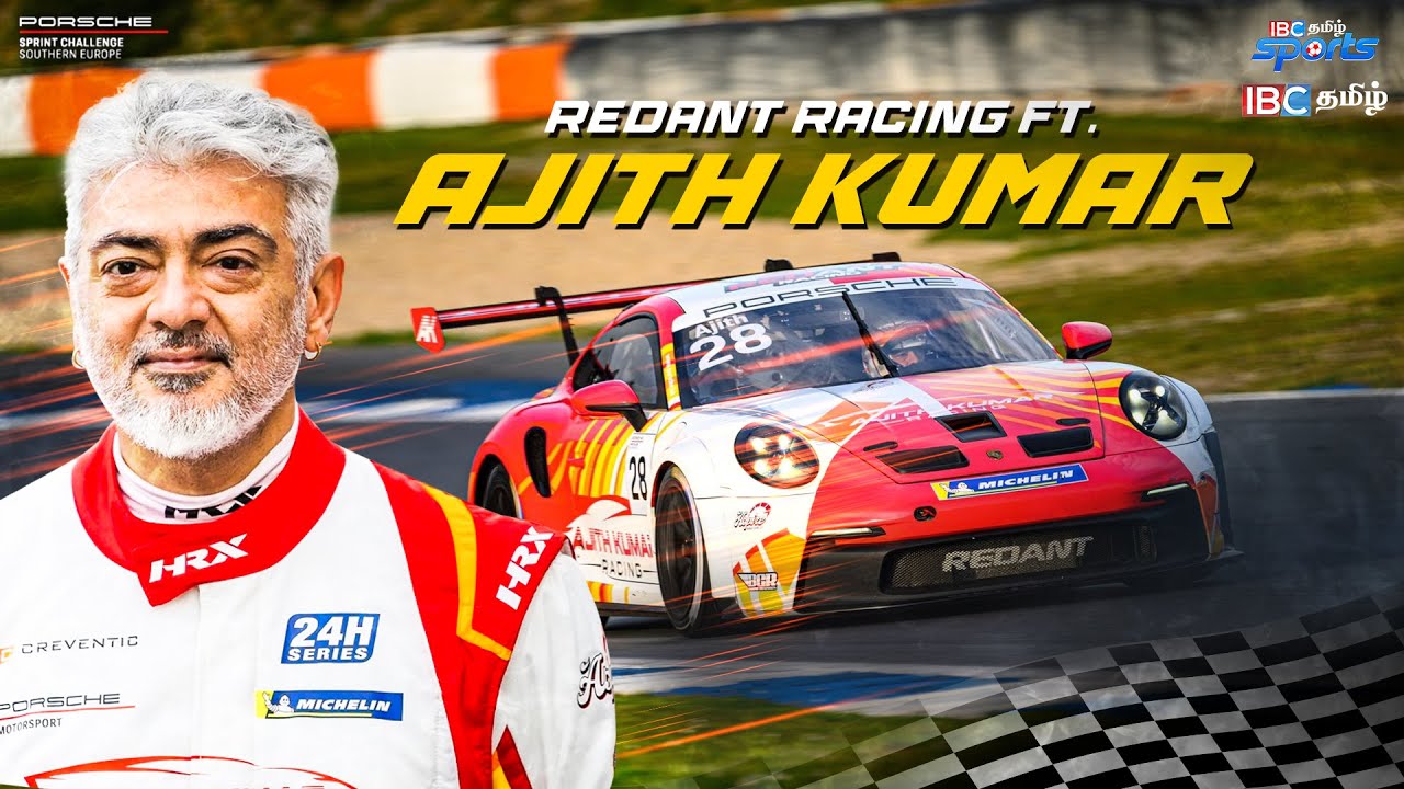 Ajith Kumar Racing 🔥 | Estoril Porsche Sprint Challenge Southern Europe ...