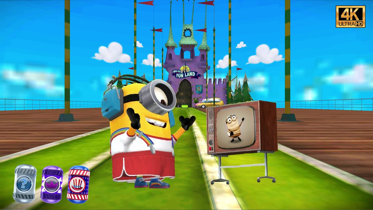 Minion Rush Old School Stuart Minion on a special mission USA, USA ...