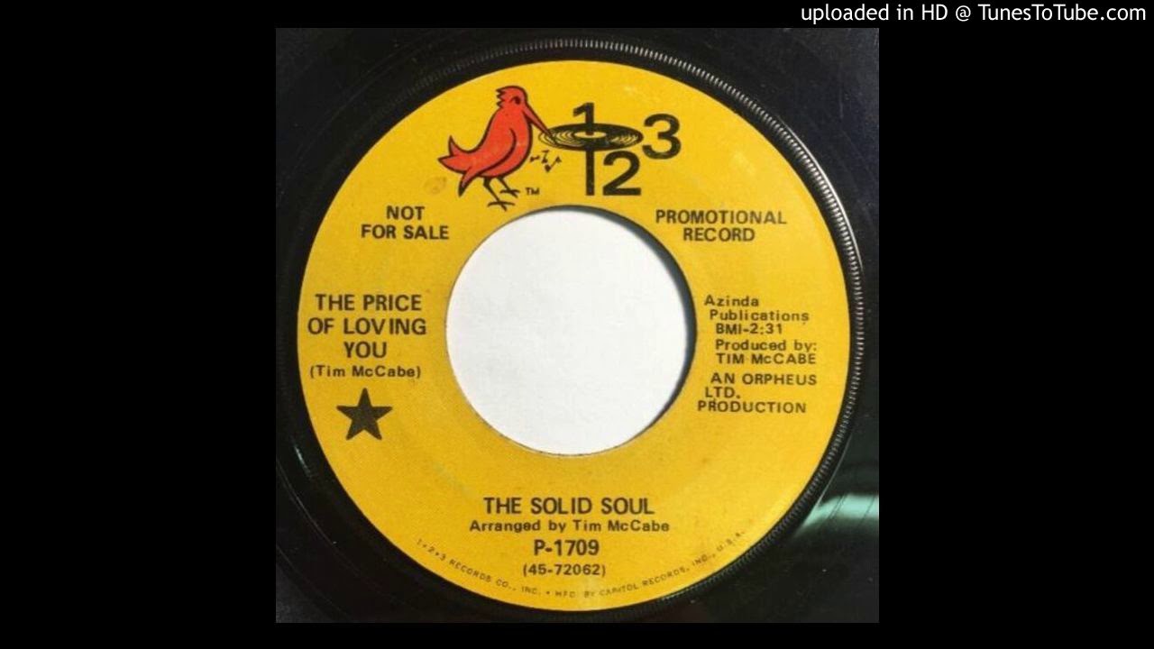 SOLID SOUL the price of loving you - YouTube