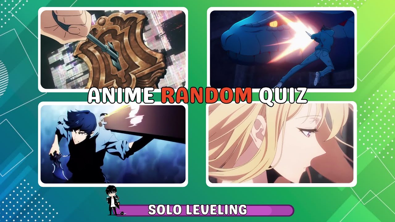Solo-Leveling Anime Quiz: Dive into the Unknown with Random Questions ...