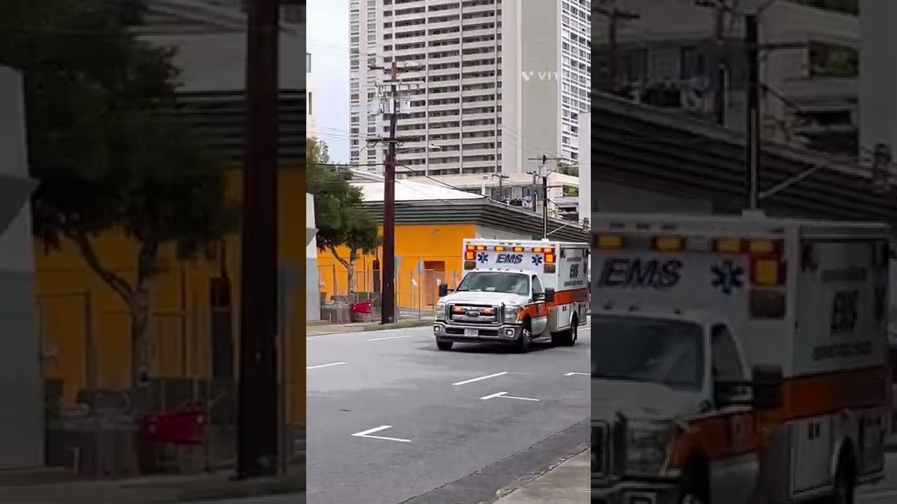 HFD engine 3 EMS responding A medic emergency - YouTube