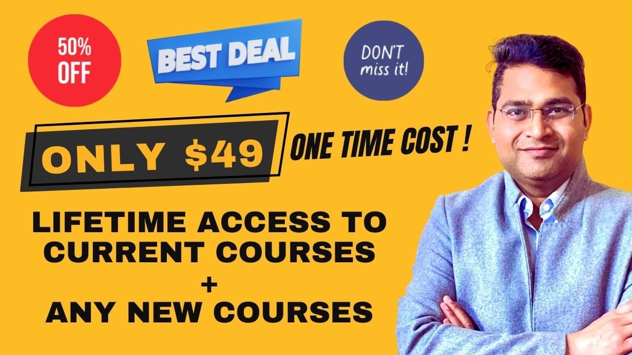 50% Discount | Lifetime Membership | All Current Courses + Future ...