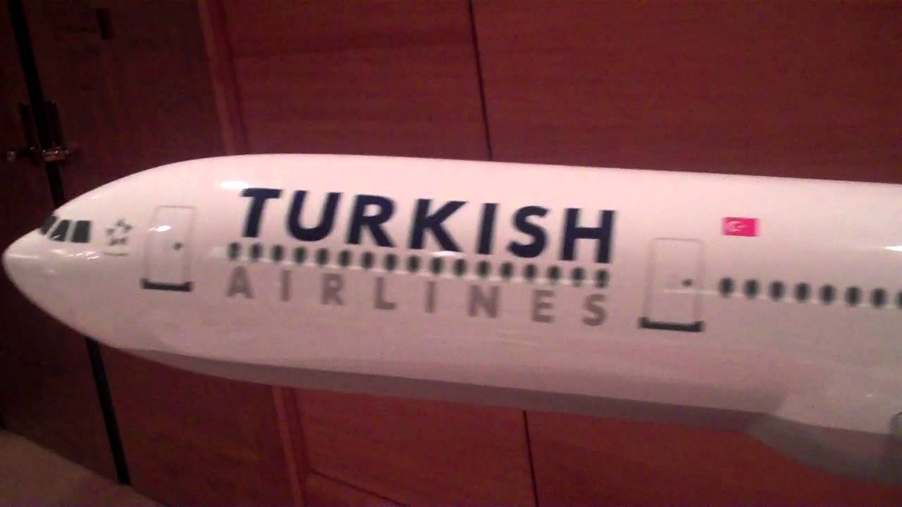 Model Turkish Airlines Airplane - YouTube