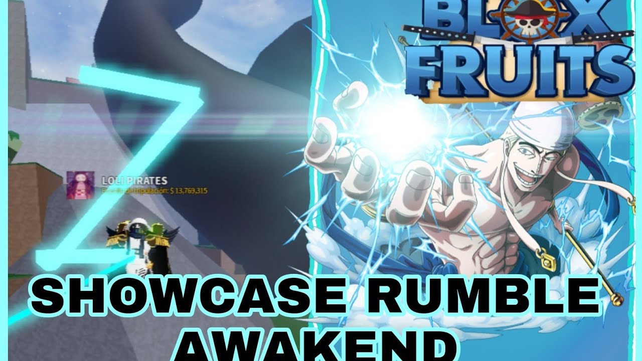 SHOWCASE RUMBLE AWAKENING ⚡🔵/Blox Fruits🍊 - YouTube
