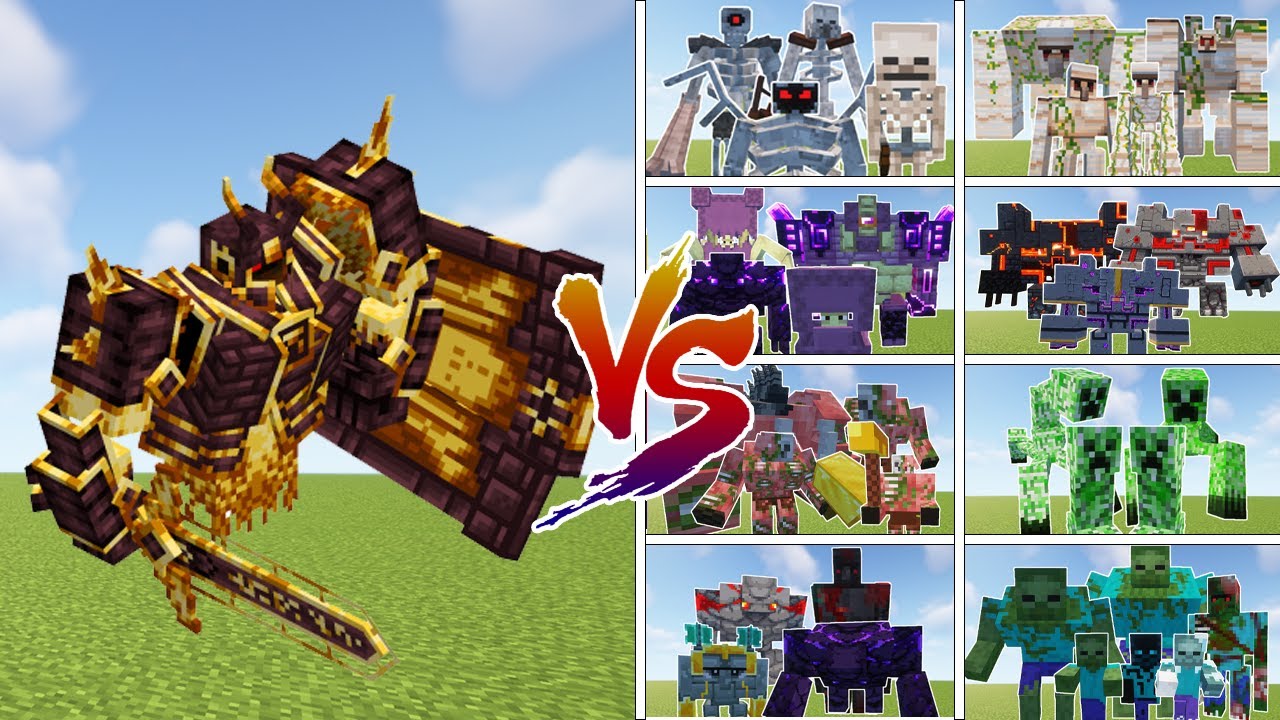 IGNIS Vs All Team Mob - Minecraft Mob Battle - YouTube
