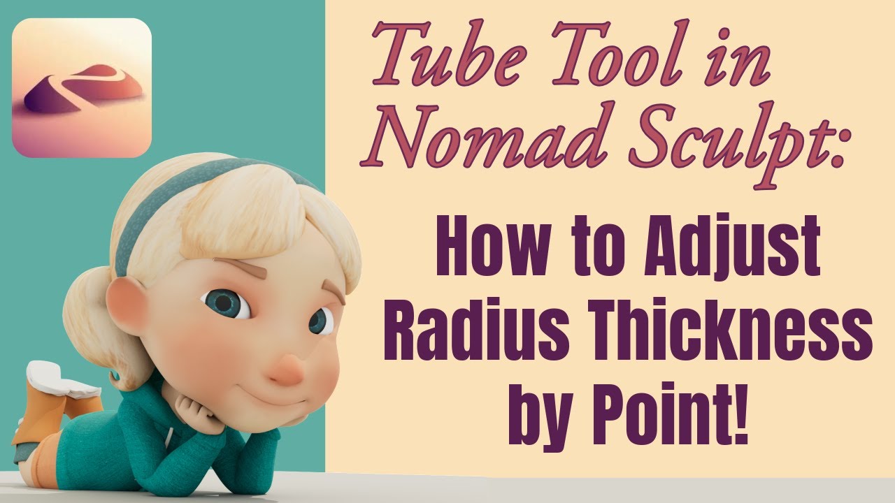 How to Adjust Radius Thickness by Point Using the Tube Tool in Nomad ...