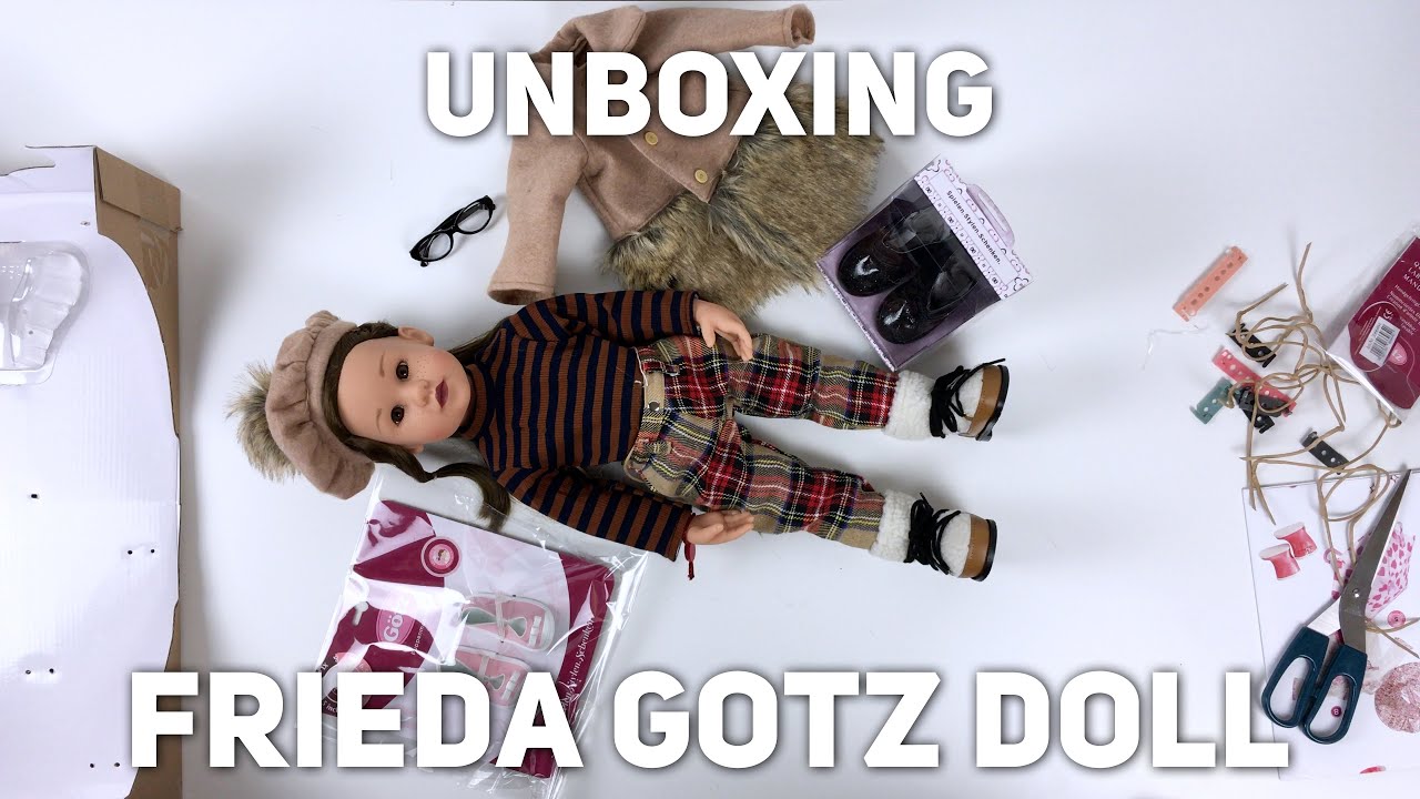 Frieda Gotz Doll Unboxing 2021 - My first Happy Kidz Frieda doll by ...