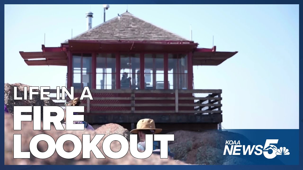 Life in a fire lookout in Colorado, and Fjord the USFS cat - YouTube