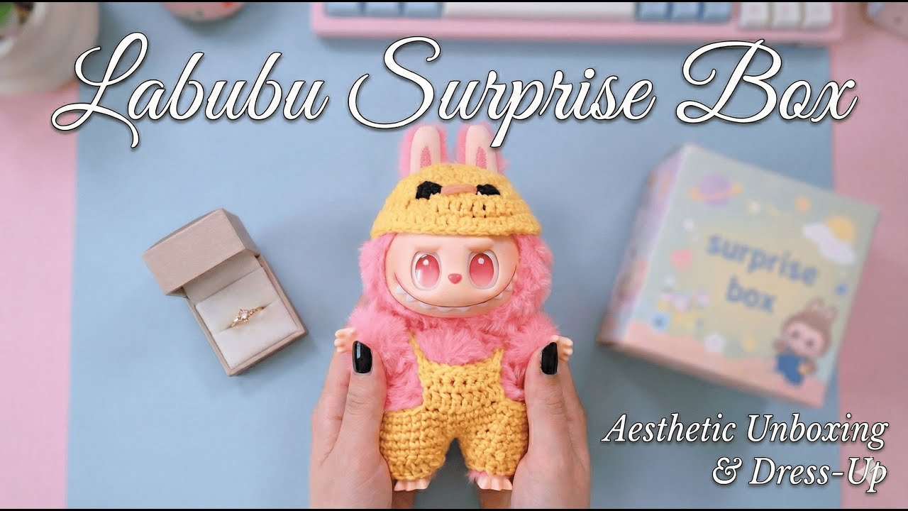 SURPRISE Labubu & Ring Unboxing | Cute Toy Box Reveal - YouTube