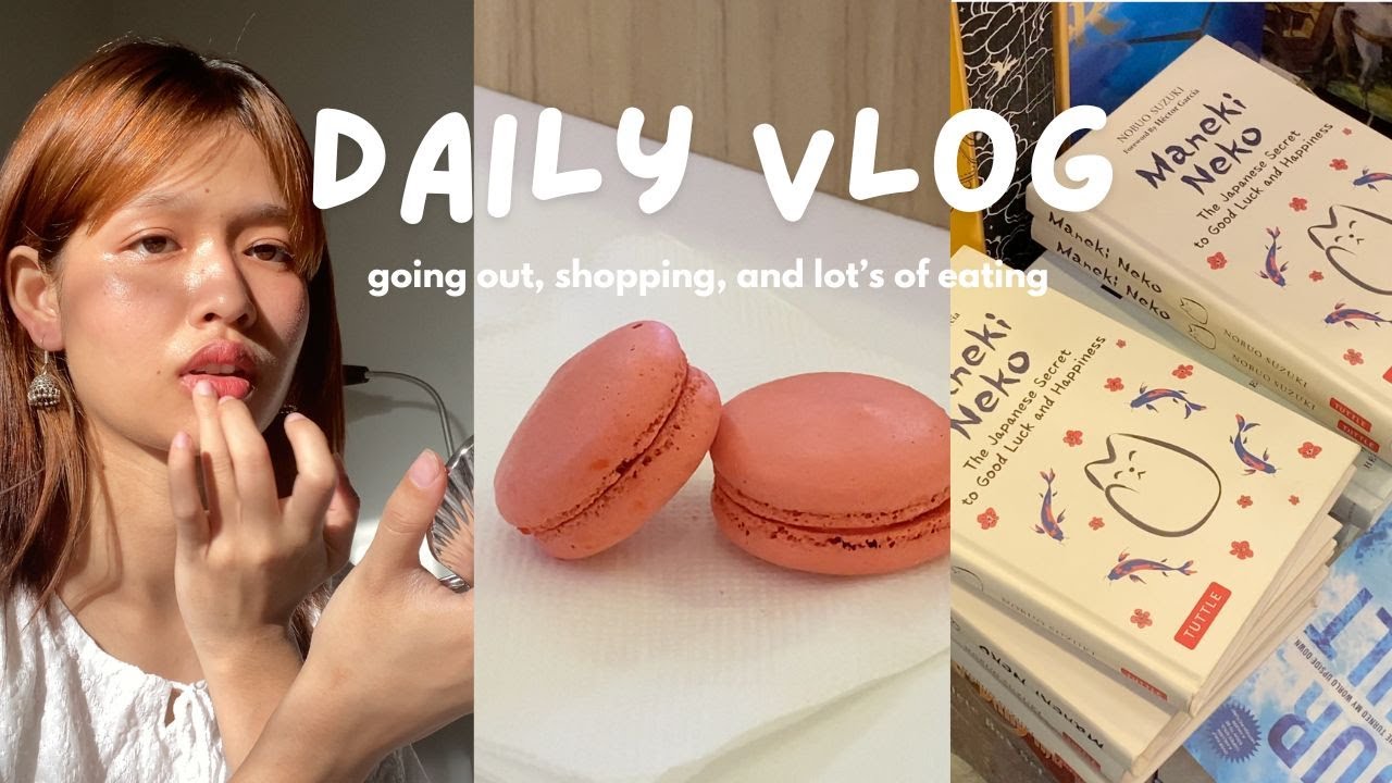 Vlog 💿🍡:GRWM, bus ride in Guwahati, unboxing, having boba & macaroons ...