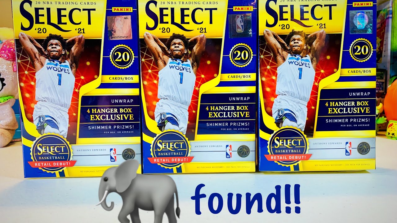2020-2021 Panini Select Basketball Hanger Box Unboxing!! Elephant found ...