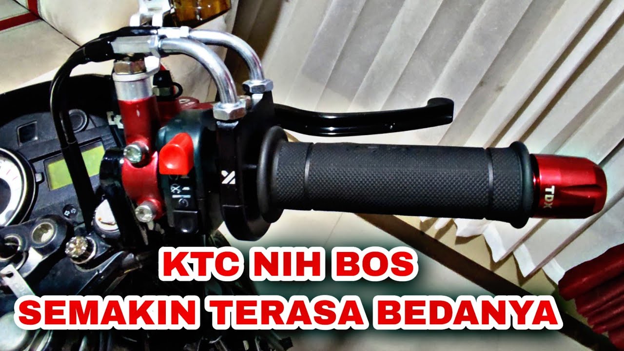 pasang Gas spontan KTC KYTACO almunium cnc semakin terasa bedanya - YouTube