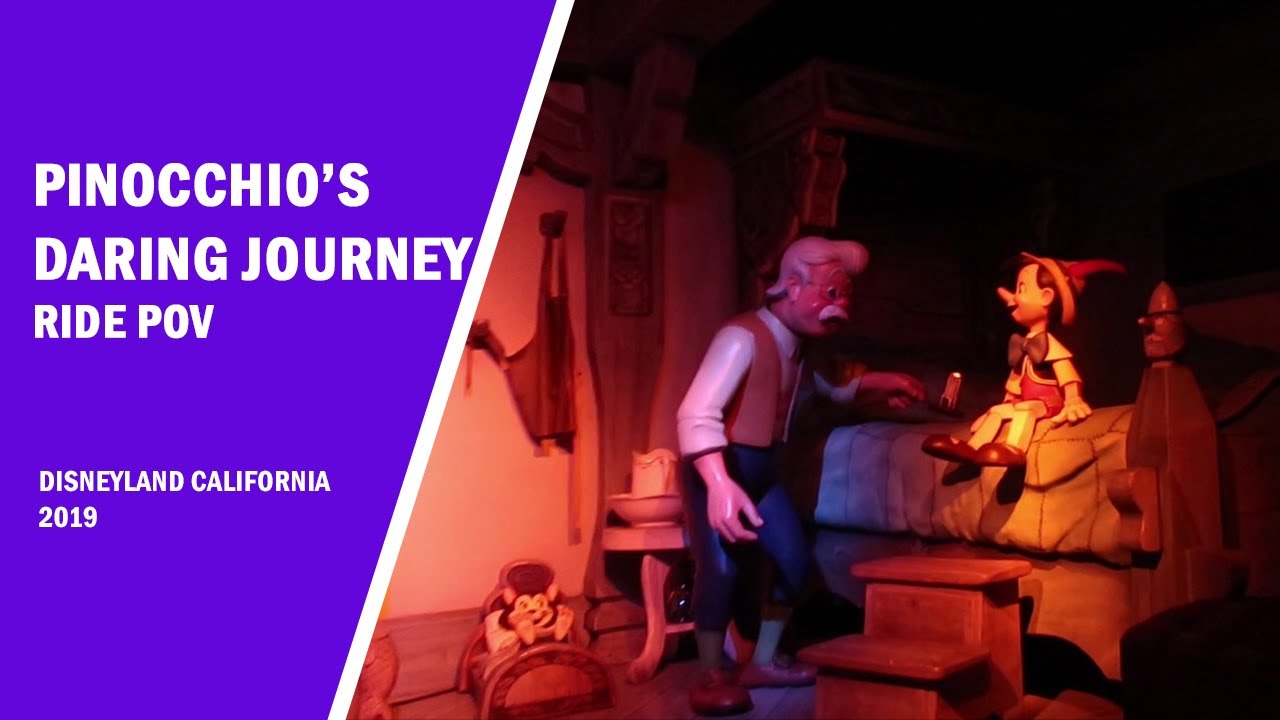 Pinocchio's Daring Journey | Ride POV | Disneyland California 2019 ...