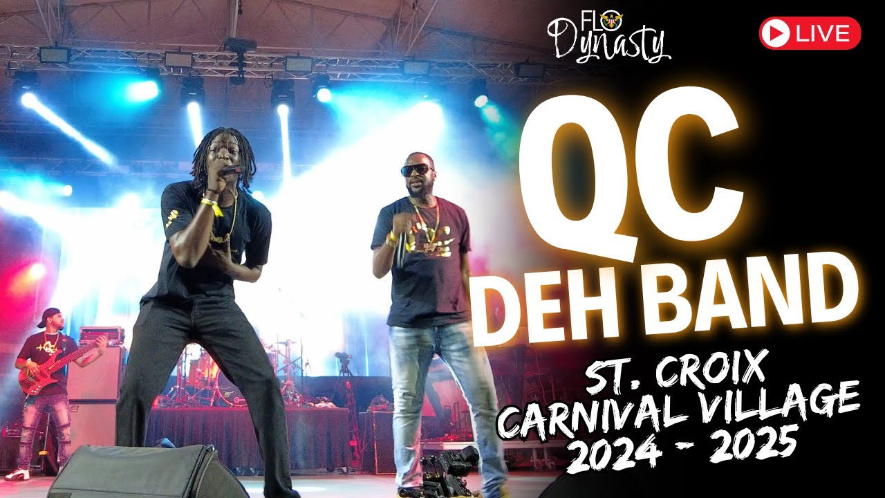 QC Deh Band Live at St. Croix Crucian Carnival Festival Village 2024 ...