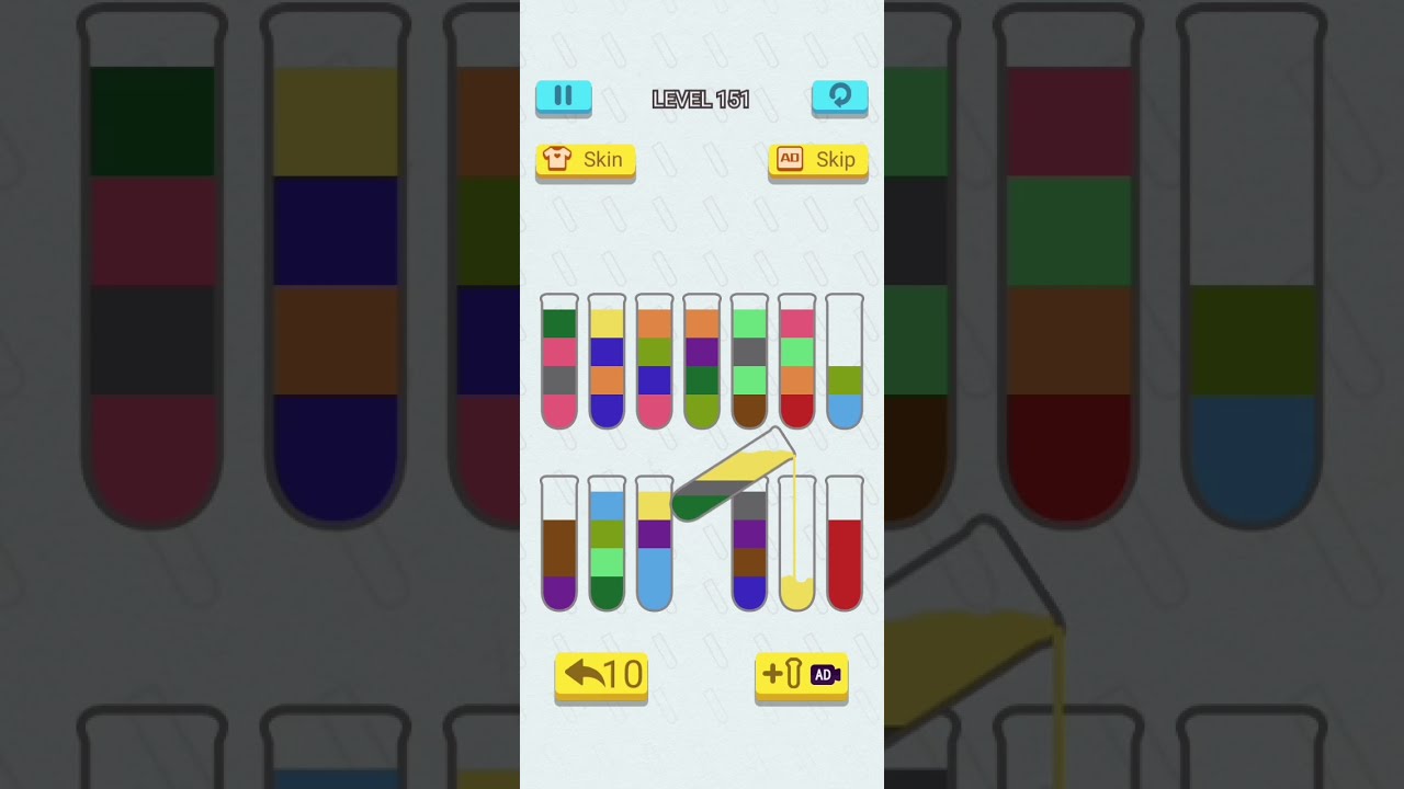 Sort Puz Level 151-160 Walkthrough Solution iOS/Android - YouTube