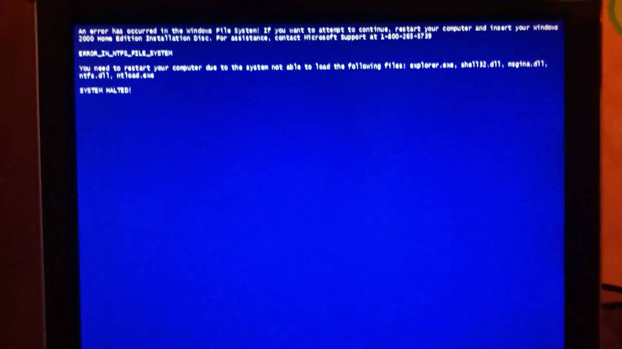 Windows 2000 Home Edition Parody (like ME) - YouTube