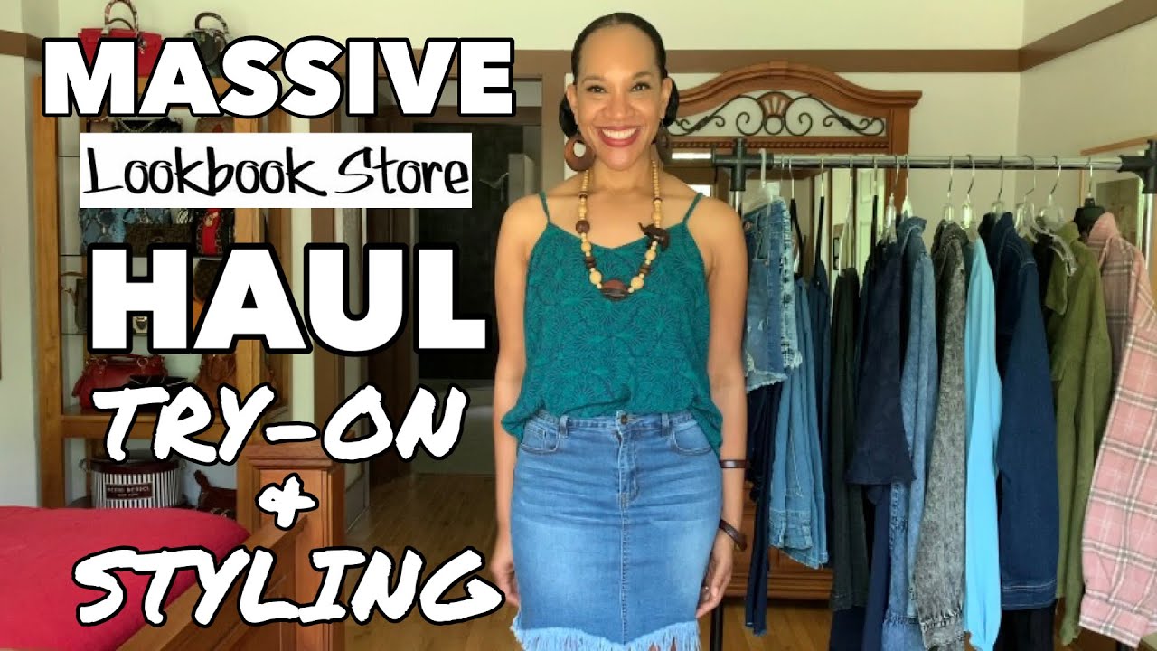 Massive Lookbook Store Haul | TRY-ON/STYLING - YouTube