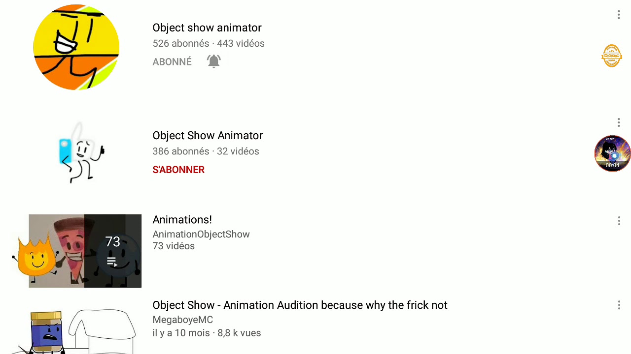 Subscribe To Object Show Animator! - YouTube