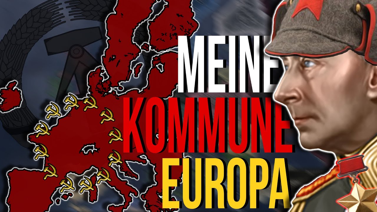 Monarcho-Communist Germany Forms EU! Hearts of Iron 4 - YouTube
