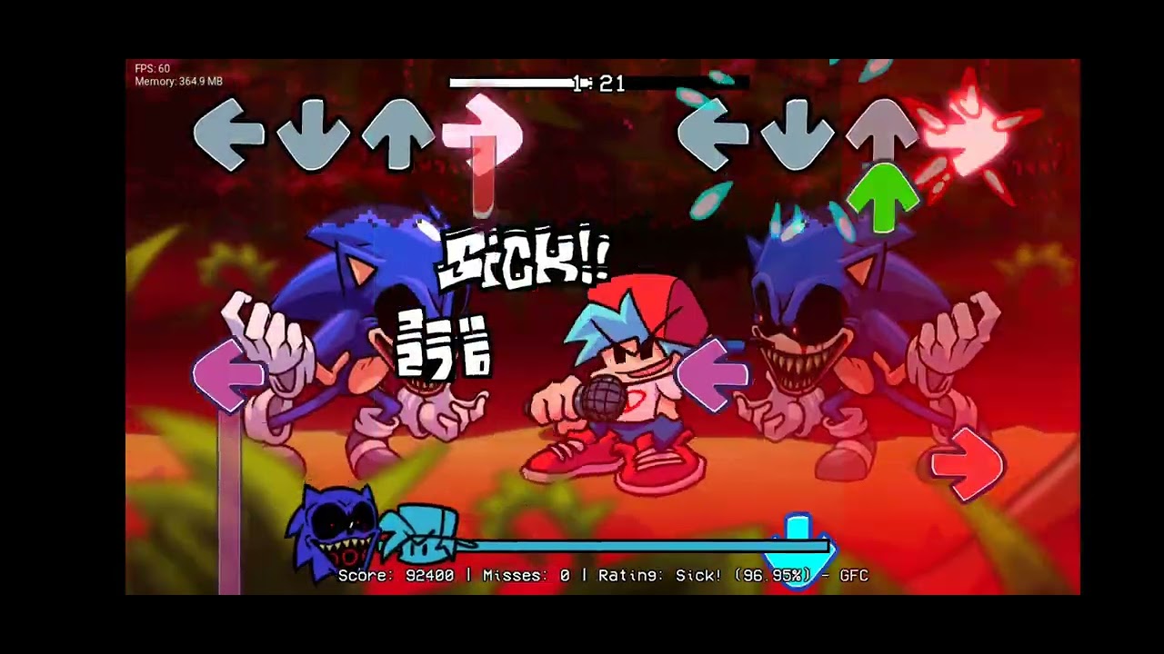 Friday Night Funkin' Sonic EXE Vs BF - YouTube