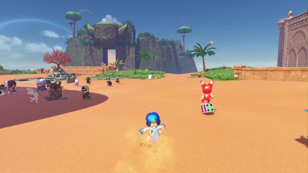 Pets follow you in Astro Bot :) - YouTube