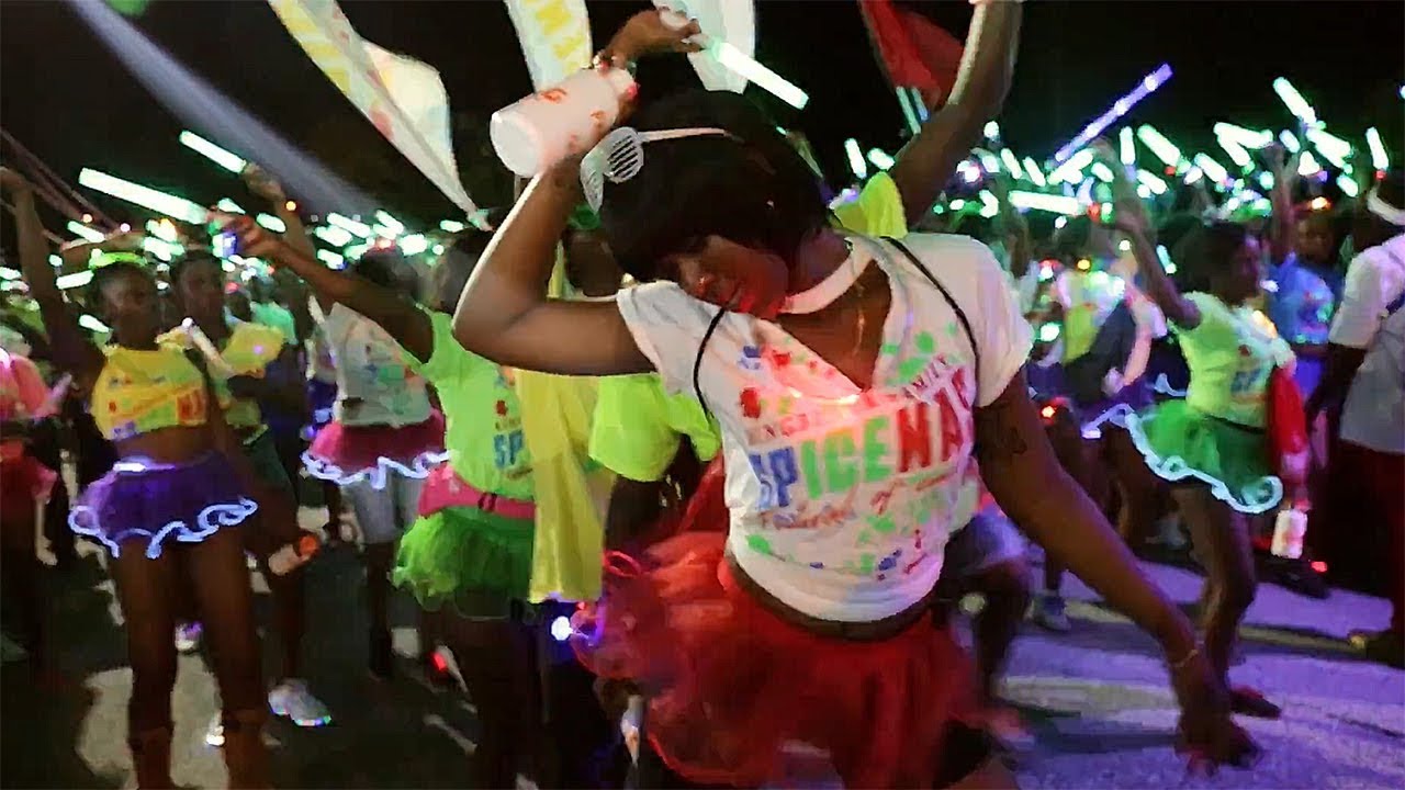 Grenada Carnival - Spicemas Monday Night Mas 2017 - YouTube