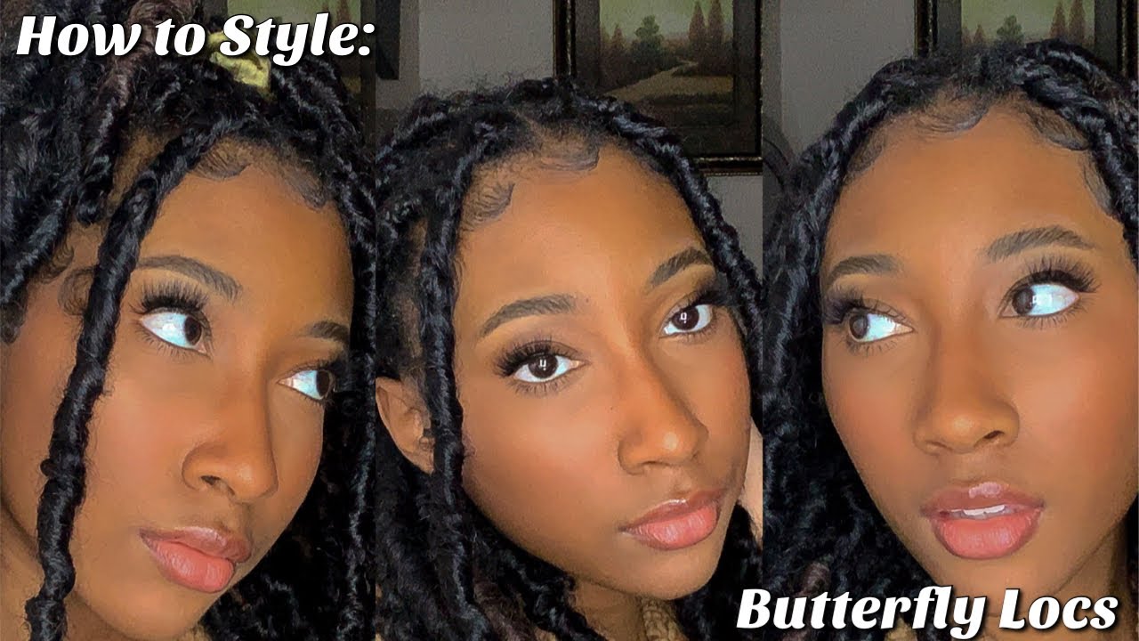 How To Style: Butterfly Locs 9 different ways - YouTube