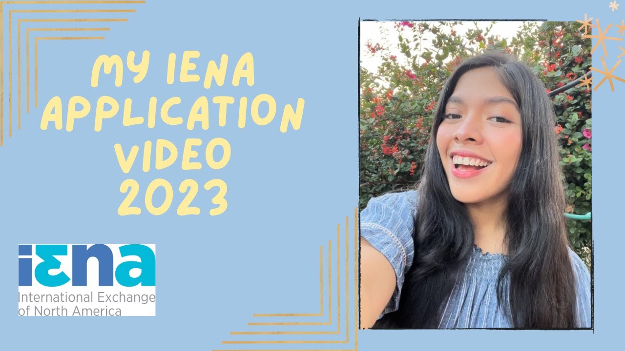 IENA summer camp application video 2023 - YouTube