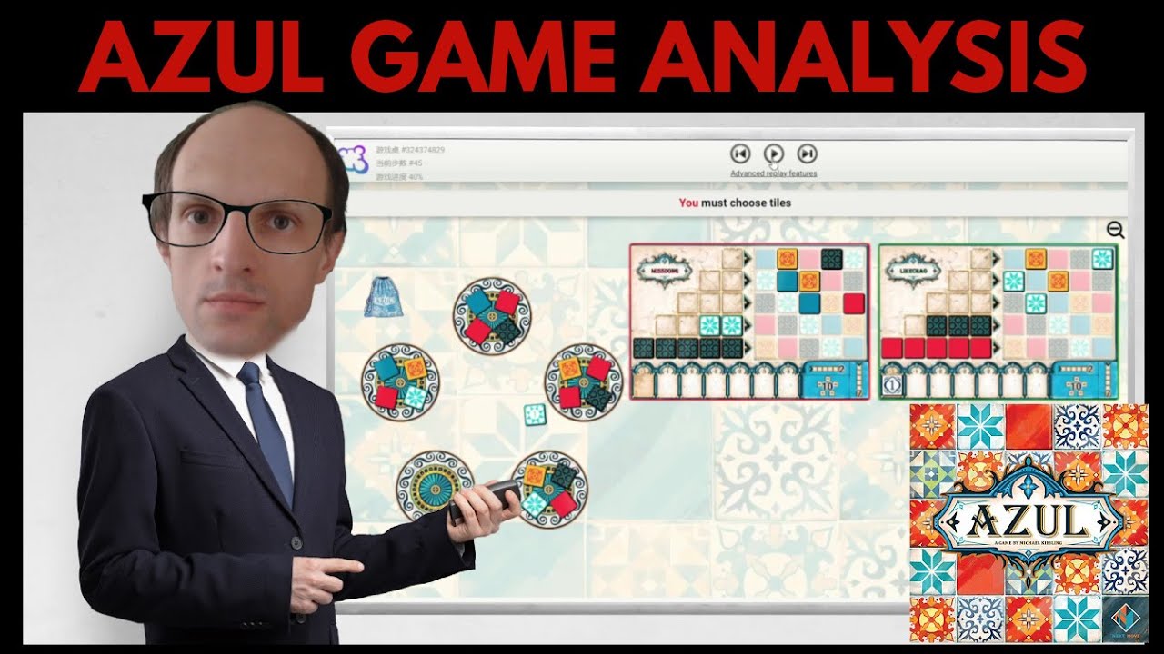 Learning Azul from the BEST Online Player - YouTube