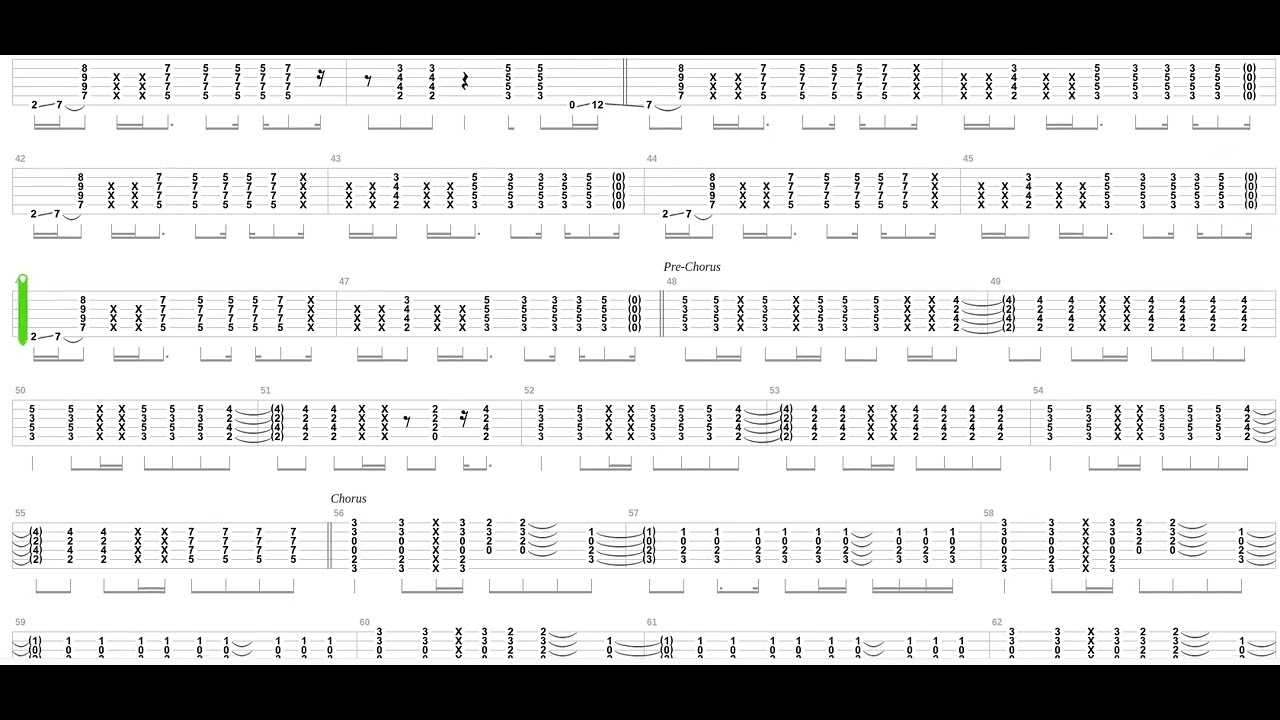 Black Smoke Rising Tab by Greta Van Fleet + Guitar only + Guitar tab ...