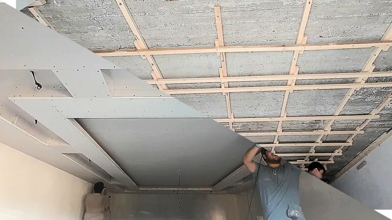 Ceiling design for guest room - YouTube