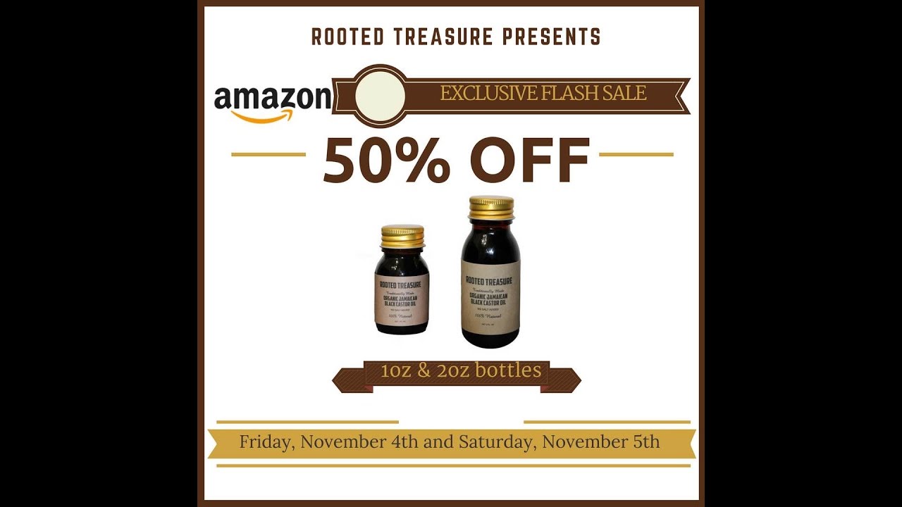 Exclusive Amazon Flash Sale 50% Nov 4th and Nov 5th 2016 - YouTube