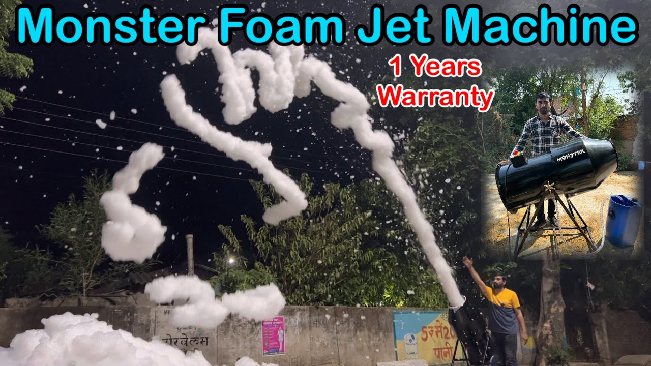 Monster Foam Machine, Powerful Foam Jet M/C, फोम पार्टी मशीन, 1yrs ...