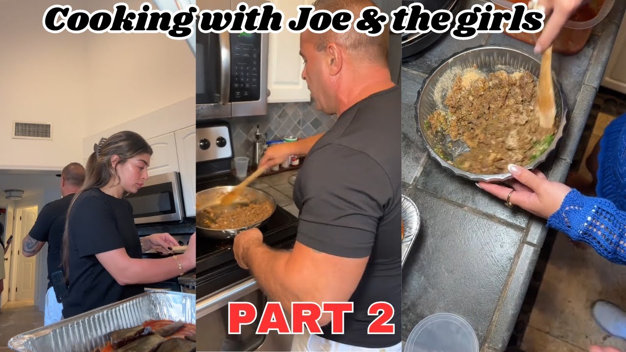 Cooking with joe & the girls part 2 - YouTube