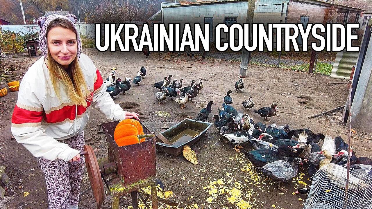 A Day In The Ukrainian Countryside L Our Farm In Ukraine Youtube