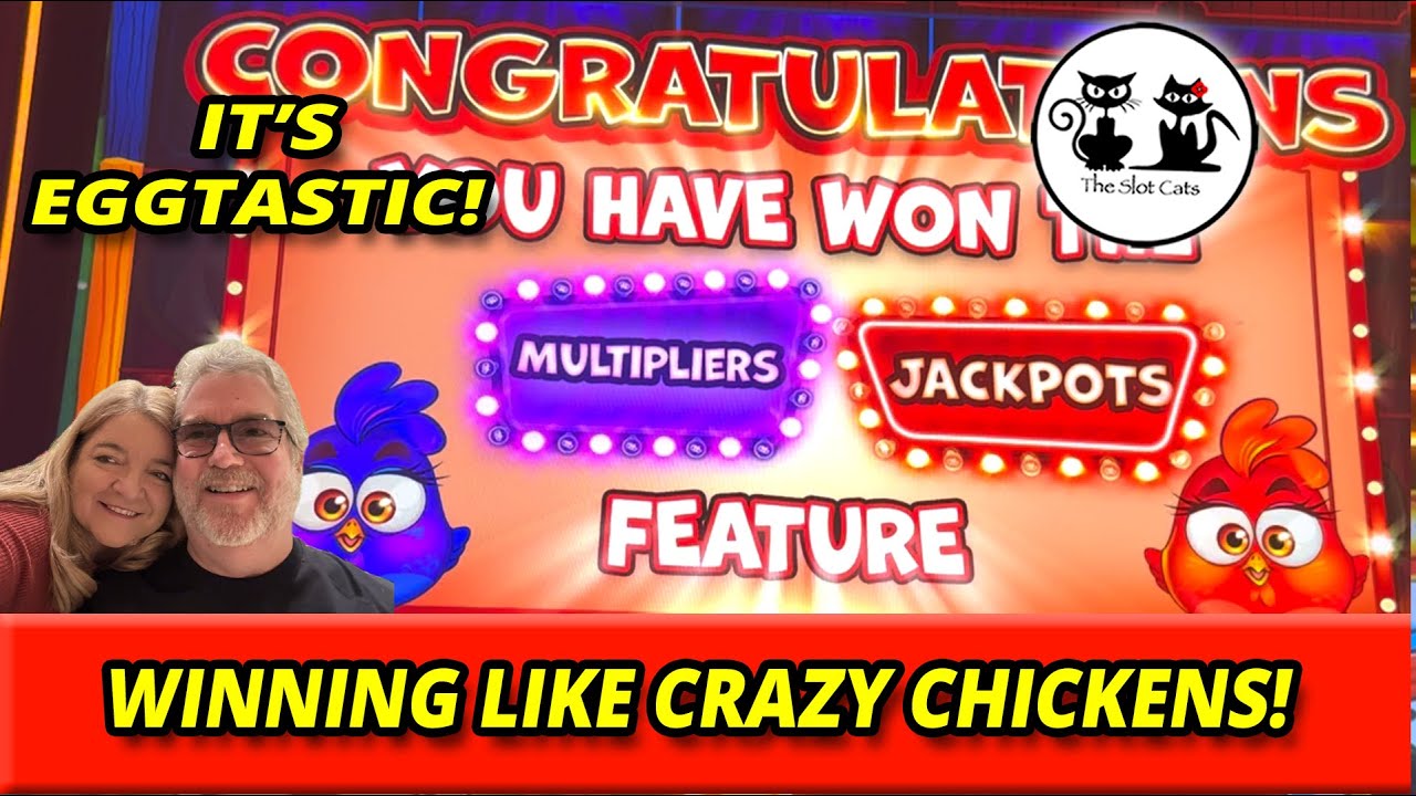 PLAYING CRAZY CHICKENS SLOT AT DURANGO! WINNER WINNER CHICKEN DINNER! # ...
