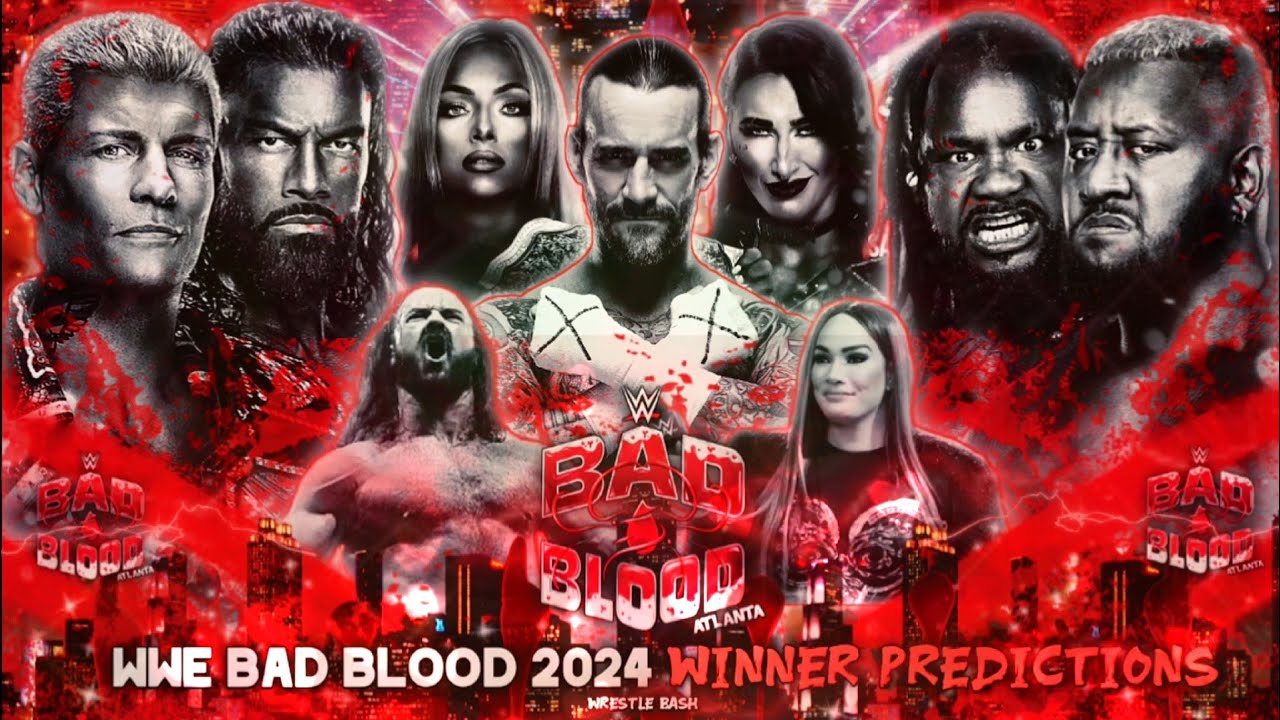 WWE Bad Blood 2024 Winners Predictions - YouTube