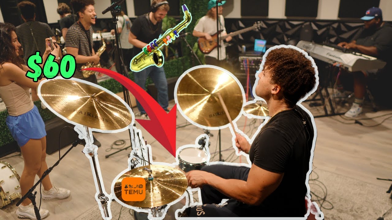 Re-Recording Our Hit Song With The CHEAPEST Temu Instruments - YouTube