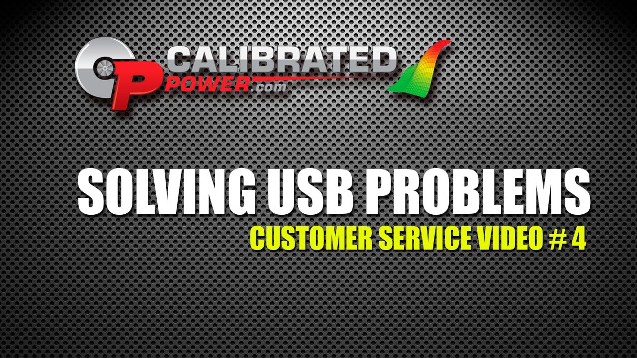 SOLVING USB PROBLEMS with YOUR SPADE PROGRAMMER by CalibratedPower.COM - YouTube