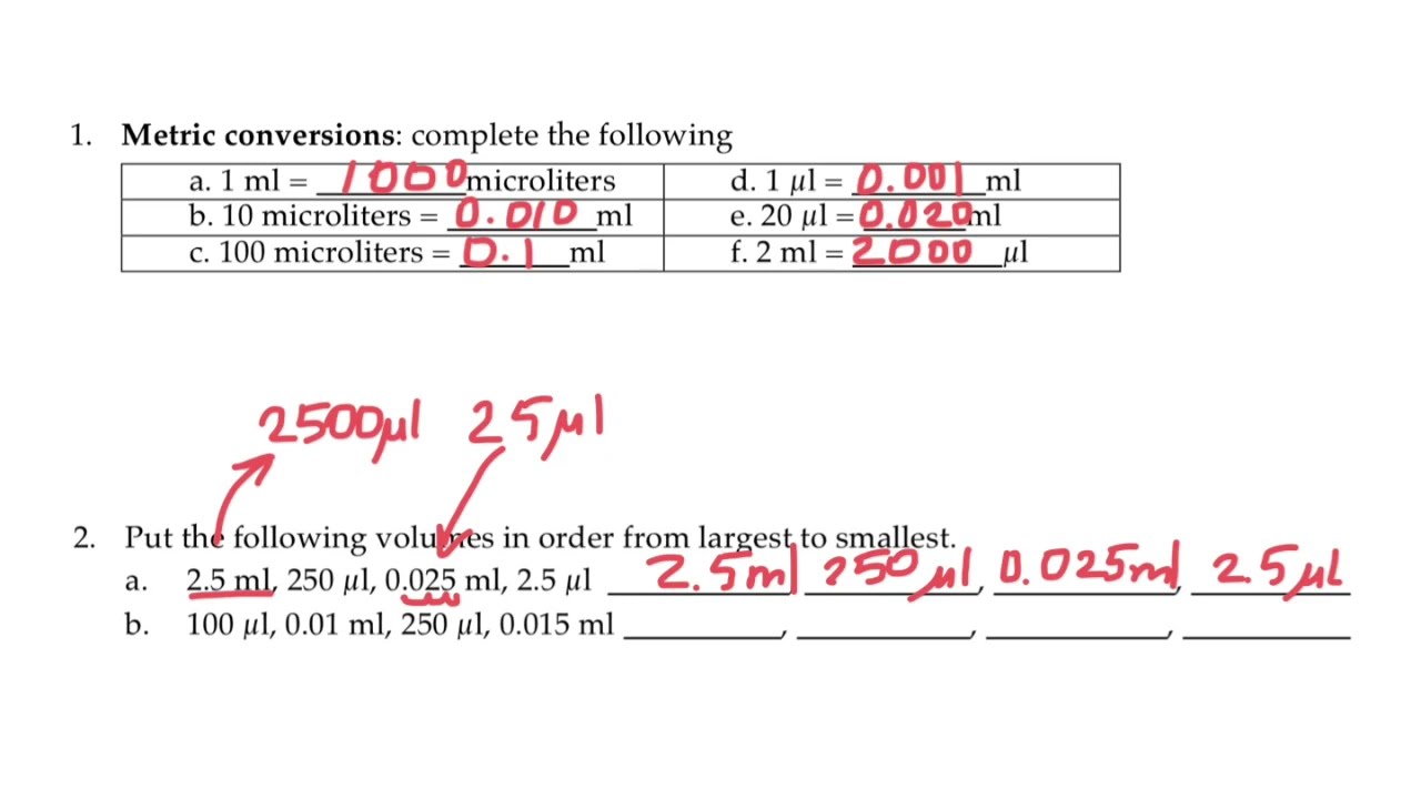 Converting Between Microliters L And Milliliters mL YouTube Converting Between Microliters L And Milliliters mL YouTube