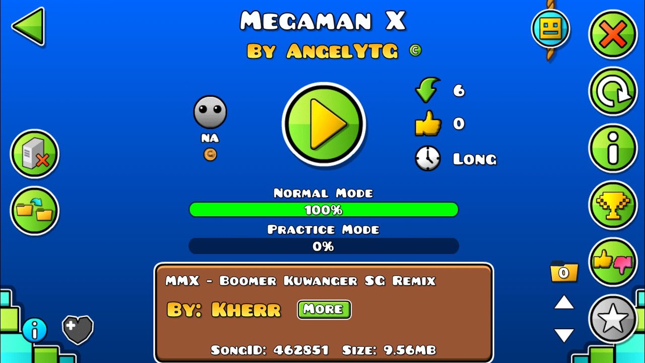 Megaman X | Layout Geometry Dash - YouTube