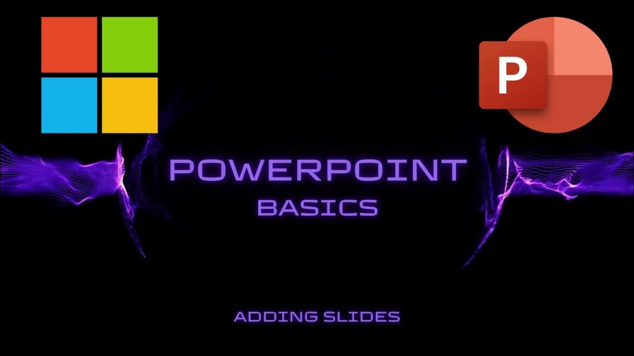 PowerPoint Basics Adding slides - YouTube