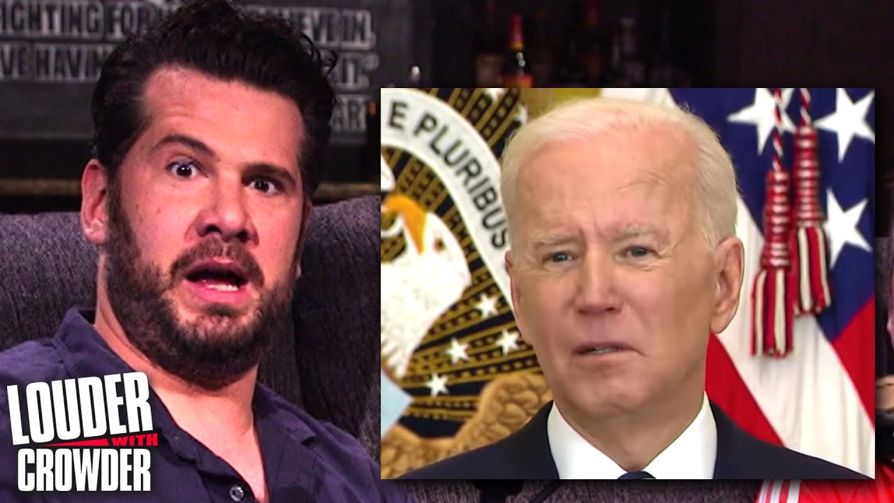 Crowder TAKES OVER Biden's 1st Press Conference! | Louder with Crowder ...