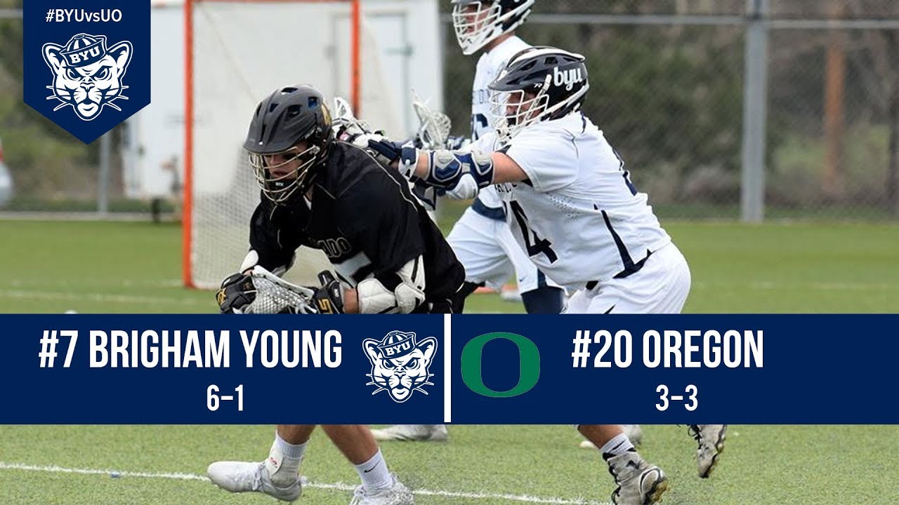 #7 BYU Lacrosse vs #20 Oregon - YouTube