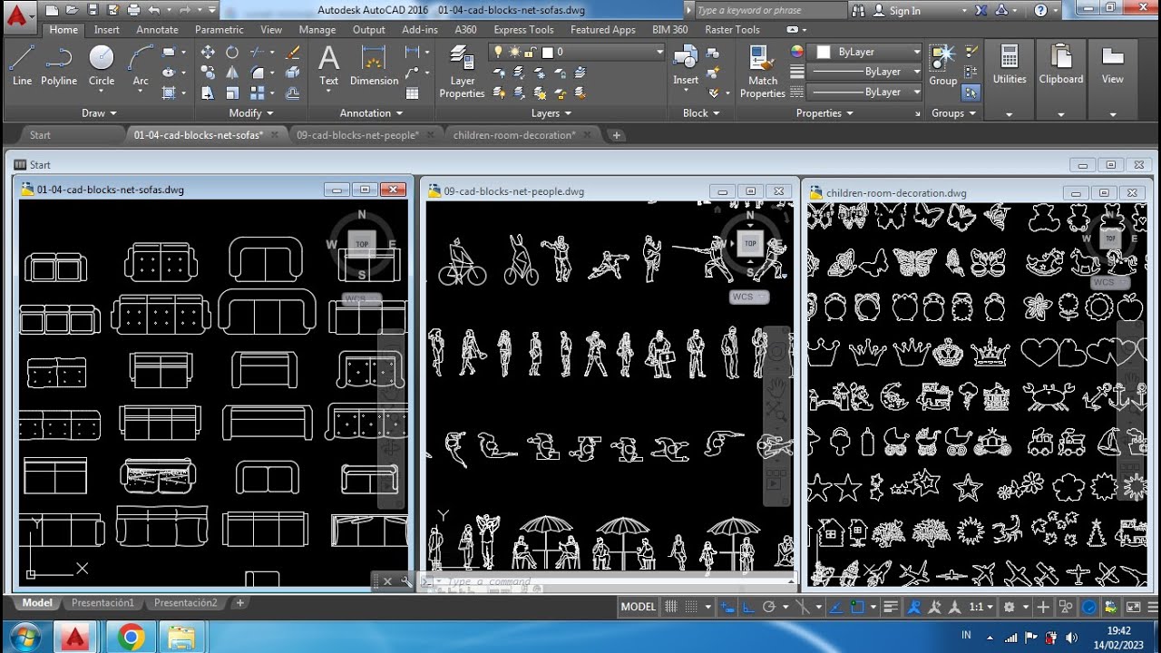 Cara Mendapatkan Berbagai Macam File Block AutoCAD Secara Gratis - YouTube
