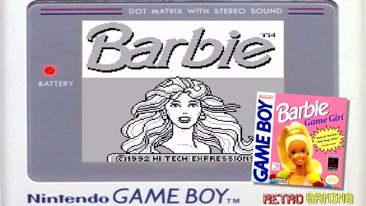 Barbie | Game Girl | Game Boy | Retro Gaming - YouTube
