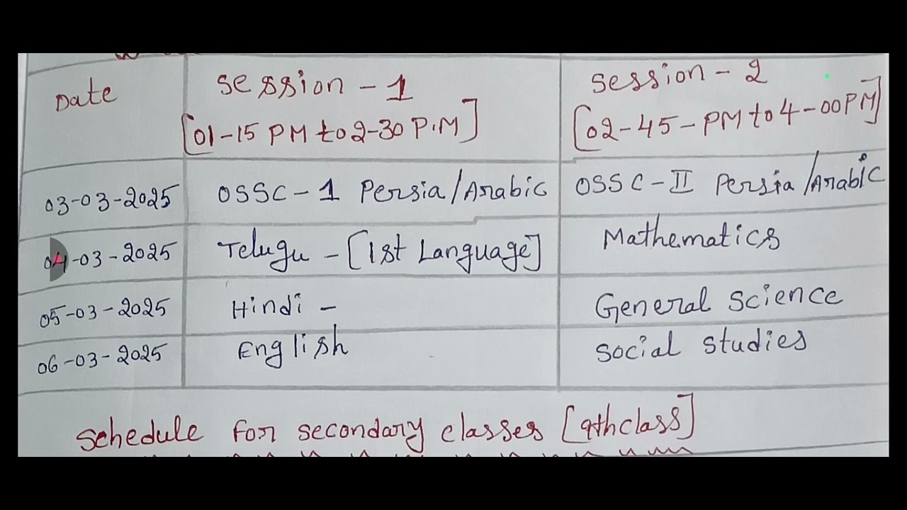 F.A_4 all classes all subjects time table 2025 - YouTube